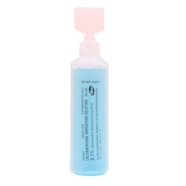 Chlorhexidine Irrigation Solution 0.1% 30x30ml - Alcare Pharmaceuticals ...