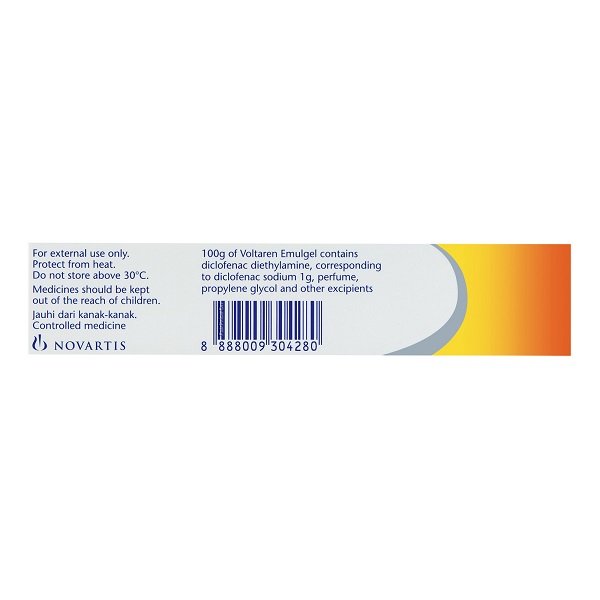 Voltaren Emulgel 1% 50g - Alcare Pharmaceuticals Pte Ltd